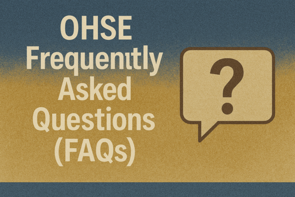 Comprehensive Overview of Occupational Health, Safety, and Environment ...