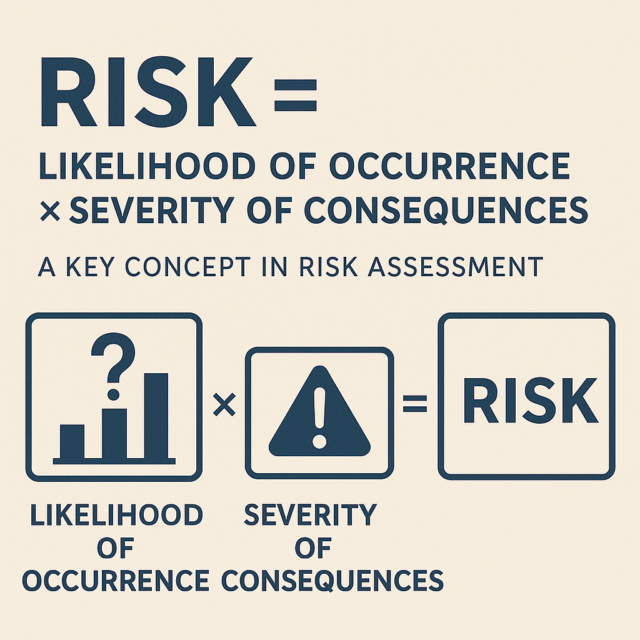 Risk = Likelihood of Occurrence × Severity of Consequences: A Key ...