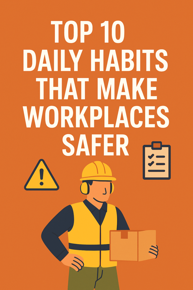 Top 10 Daily Habits That Make Workplaces Safer - OHSE