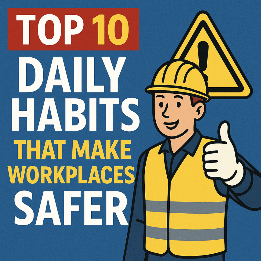 Top 10 Daily Habits That Make Workplaces Safer - OHSE