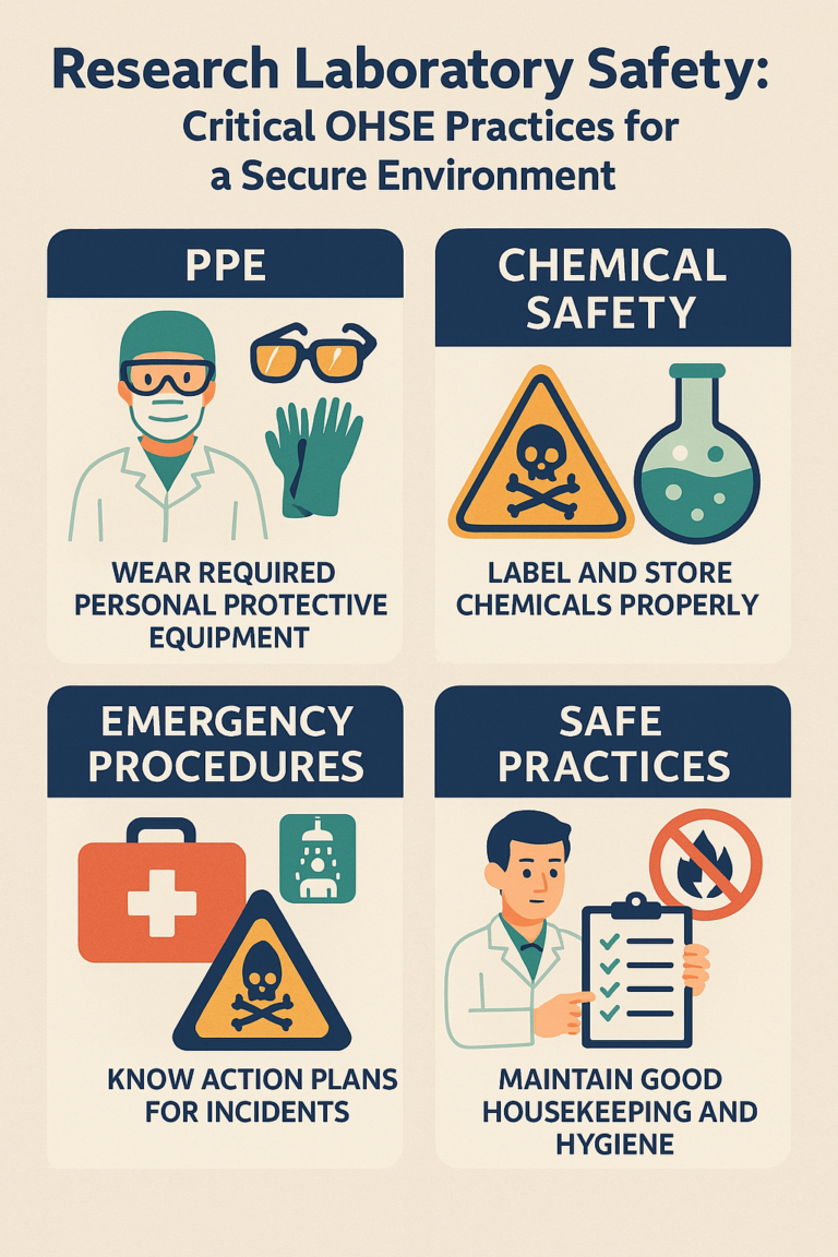 Research Laboratory Safety: 5 Critical OHSE Practices for a Secure ...
