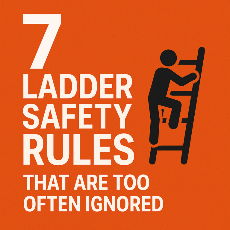 7 Ladder Safety Rules That Are Too Often Ignored - OHSE