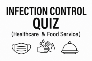 Infection Control Quiz - 25 Questions (Healthcare & Food Service) - OHSE