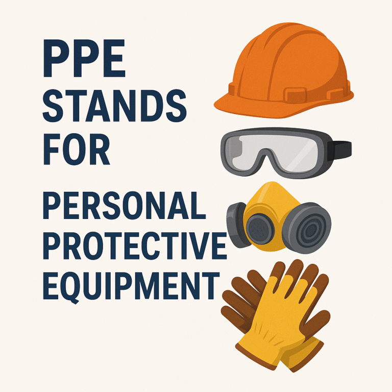 PPE Stands For Personal Protective Equipment - OHSE