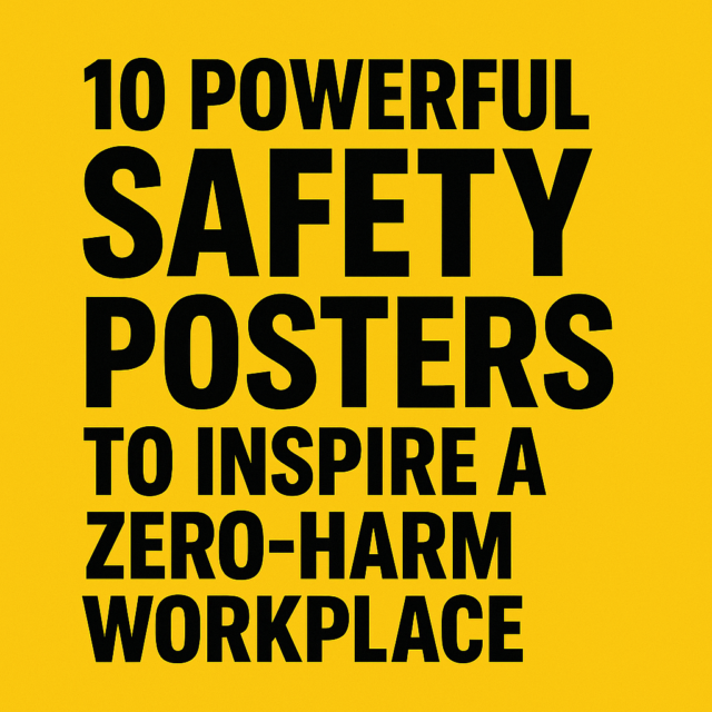10 Powerful Safety Posters to Inspire a Zero-Harm Workplace – OHSE