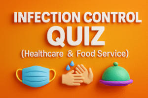 Infection Control Quiz - 25 Questions (Healthcare & Food Service) - OHSE