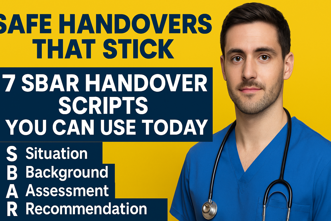 Safe Handovers That Stick: 7 SBAR Handover Scripts You Can Use Today – OHSE
