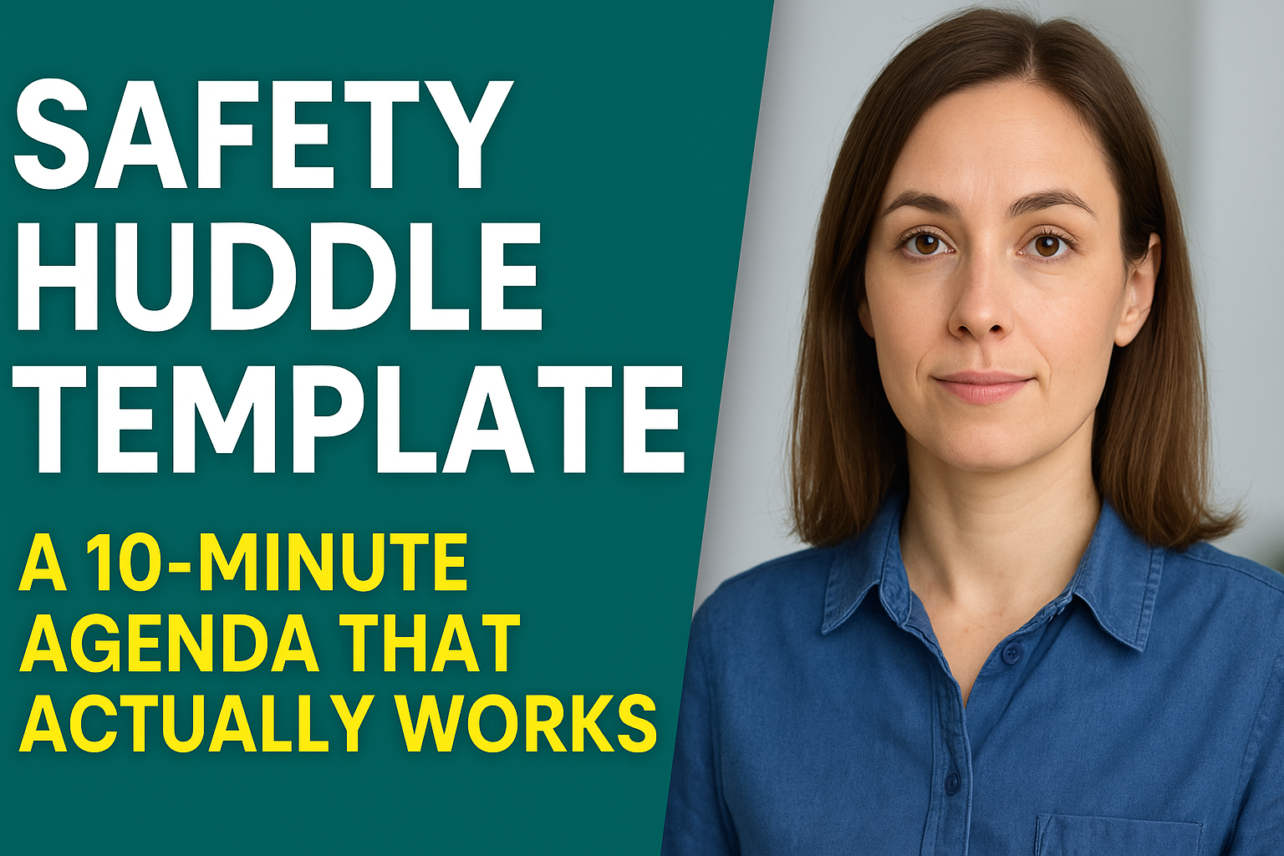 Safety Huddle Template: A 10-Minute Agenda That Actually Works – OHSE